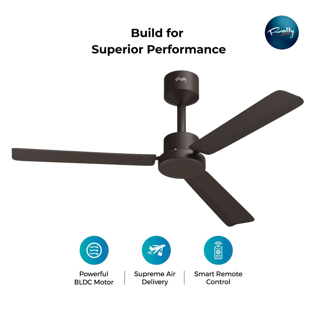 Rally SKYE Pro 5 Stars Rated Bldc Ceiling Fan 1200mm (48") with Smart