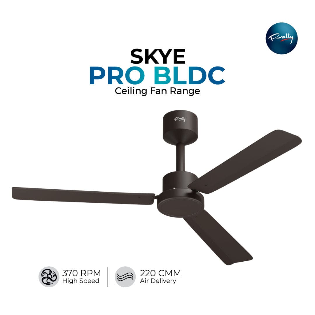 Rally SKYE Pro 5 Stars Rated Bldc Ceiling Fan 1200mm (48") with Smart