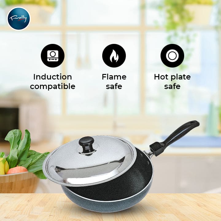 Effortless Cooking with Rally Delux Non-Stick Induction Base Combo